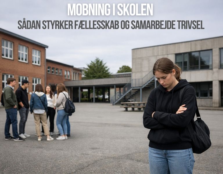 Mobning i skolen – sådan styrker fællesskab og samarbejde trivsel